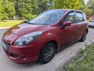 Red Renault Scenic 2010 in Saldus, with an engine capacity of 1.50 L and mileage of 325 thousand km for 3500 €, photo  on AUTOMOTO.COM.LV