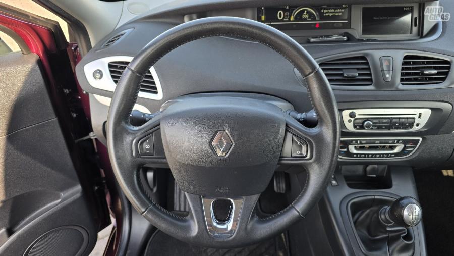 Sarkans Renault Scenic 2013 Marijampole, ar dzinēja tilpumu 1.20 L un nobraukumu 172 tūkst. km par 2950 €, foto 12 vietnē AUTOMOTO.COM.LV