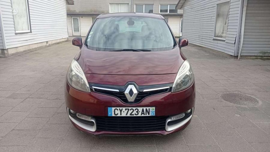 Sarkans Renault Scenic 2013 Viļņa, ar dzinēja tilpumu 1.46 L un nobraukumu 226 tūkst. km par 3600 €, foto 3 vietnē AUTOMOTO.COM.LV