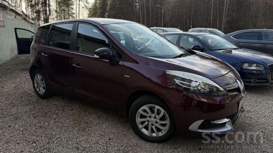 Red Renault Scenic 2014 in Valmiera, with an engine capacity of 1.20 L and mileage of 169 thousand km for 5600 €, photo 3 on AUTOMOTO.COM.LV