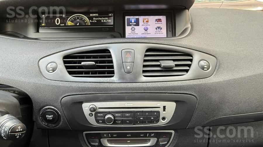 Red Renault Scenic 2014 in Valmiera, with an engine capacity of 1.20 L and mileage of 169 thousand km for 5600 €, photo 16 on AUTOMOTO.COM.LV