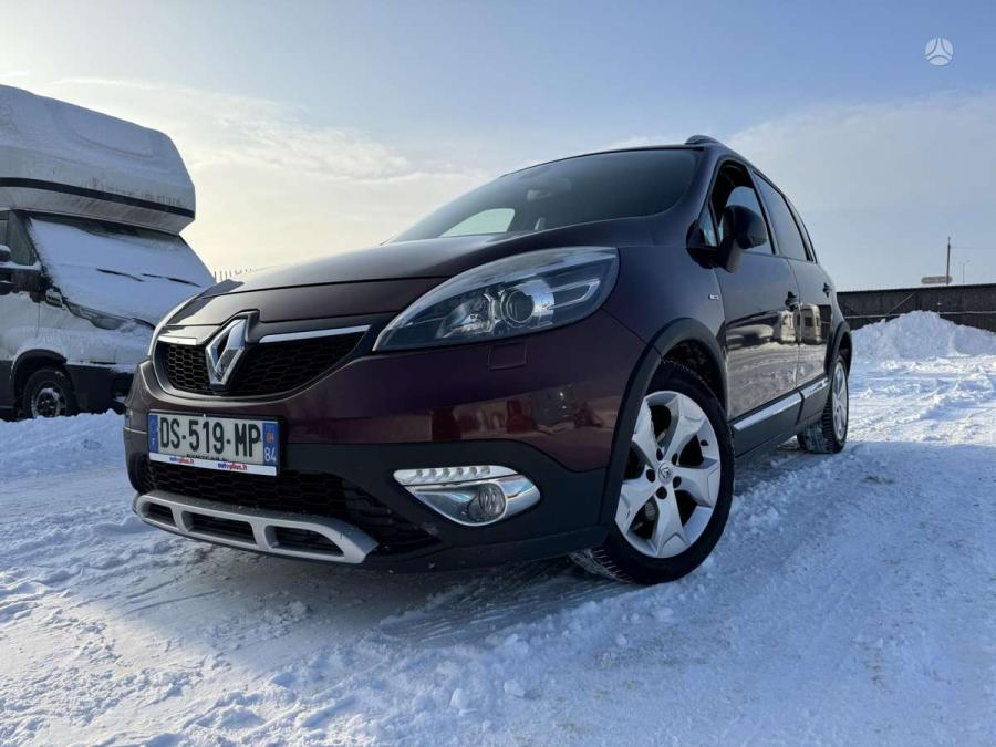 Red Renault Scenic 2015 in Kaunas, with an engine capacity of 1.50 L and mileage of 158 thousand km for 5599 €, photo 2 on AUTOMOTO.COM.LV