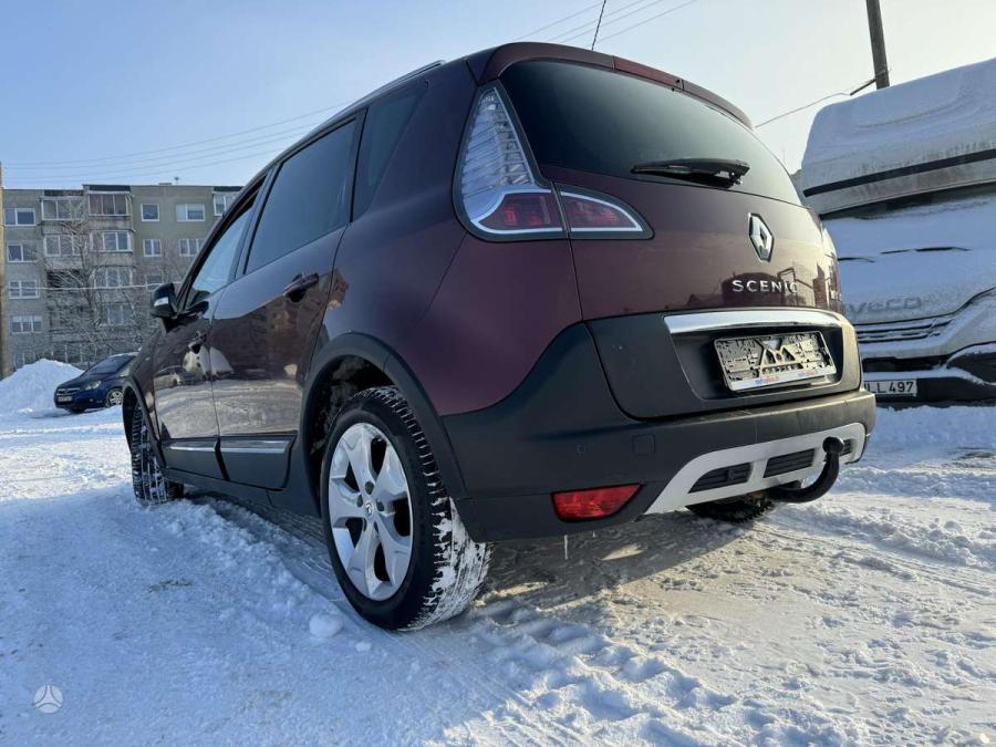 Red Renault Scenic 2015 in Kaunas, with an engine capacity of 1.50 L and mileage of 158 thousand km for 5599 €, photo 5 on AUTOMOTO.COM.LV