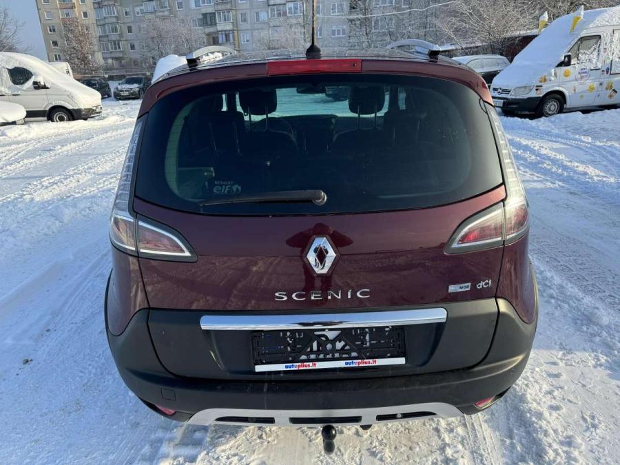 Red Renault Scenic 2015 in Kaunas, with an engine capacity of 1.50 L and mileage of 158 thousand km for 5599 €, photo 6 on AUTOMOTO.COM.LV