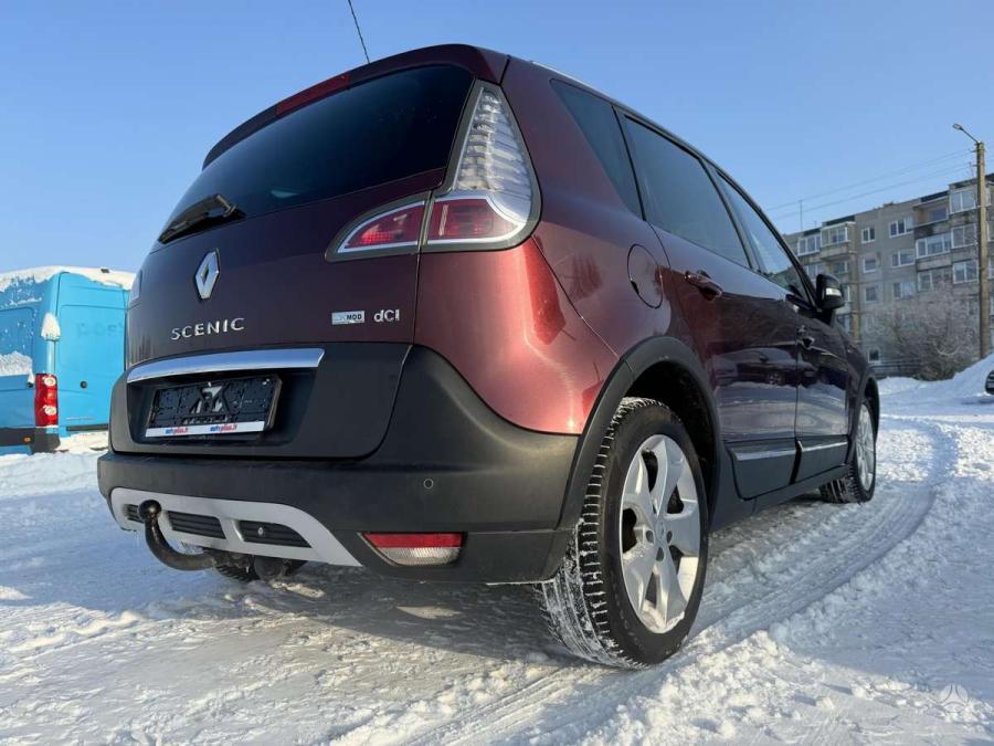 Red Renault Scenic 2015 in Kaunas, with an engine capacity of 1.50 L and mileage of 158 thousand km for 5599 €, photo 8 on AUTOMOTO.COM.LV