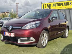 Sarkans Renault Scenic 2015 Liepāja, ar dzinēja tilpumu 1.20 L un nobraukumu 139 tūkst. km par 5400 €, foto  vietnē AUTOMOTO.COM.LV