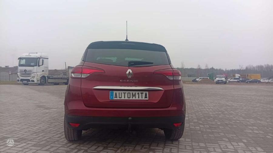 Red Renault Scenic 2016 in Taurage, with an engine capacity of 1.60 L and mileage of 156 thousand km for 7700 €, photo 5 on AUTOMOTO.COM.LV