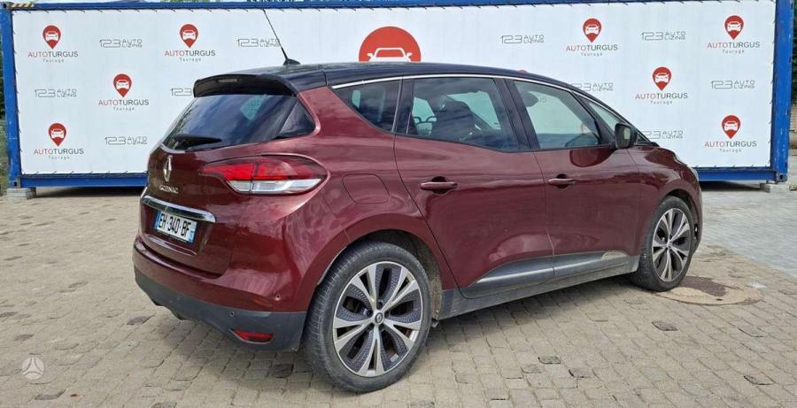 Sarkans Renault Scenic 2016 Tauragė, ar dzinēja tilpumu 1.50 L un nobraukumu 299 tūkst. km par 6200 €, foto 4 vietnē AUTOMOTO.COM.LV