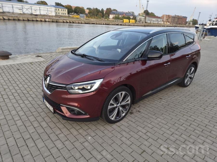 Red Renault Scenic 2017 in Saldus, with an engine capacity of 1.60 L and mileage of 222 thousand km for 10000 €, photo 17 on AUTOMOTO.COM.LV