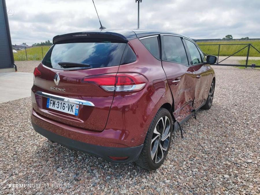 Red Renault Scenic 2019 in Klaipeda, with an engine capacity of 1.33 L and mileage of 111 thousand km for 7500 €, photo 12 on AUTOMOTO.COM.LV
