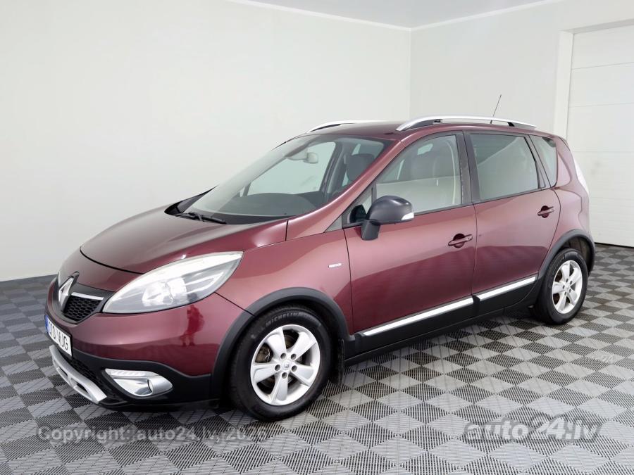 Red Renault Scenic 2013 in Tallinn, with an engine capacity of 1.60 L and mileage of 349 thousand km for 2499 €, photo 3 on AUTOMOTO.COM.LV