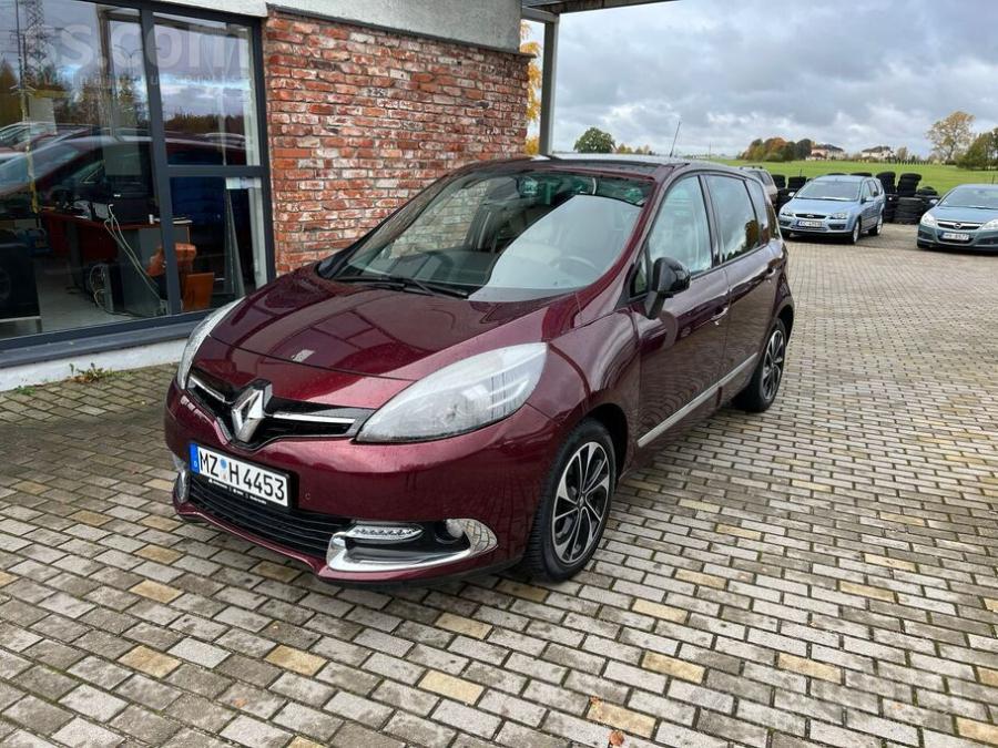 Red Renault Scenic 2015 in Talsi, with an engine capacity of 1.60 L and mileage of 251 thousand km for 1750 €, photo 3 on AUTOMOTO.COM.LV