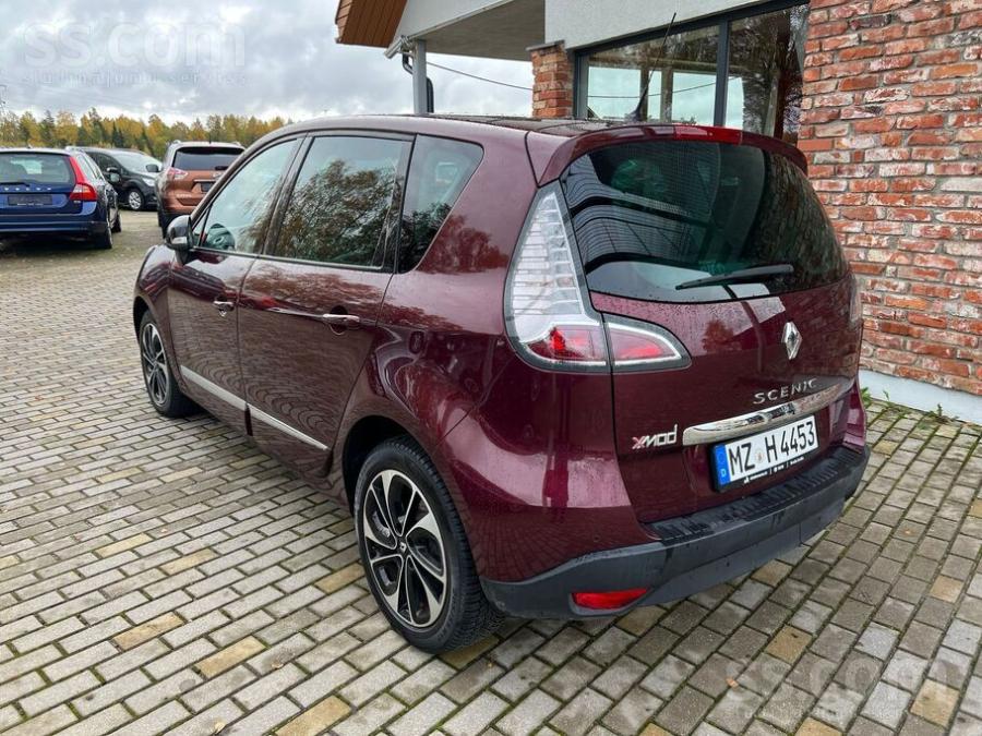 Red Renault Scenic 2015 in Talsi, with an engine capacity of 1.60 L and mileage of 251 thousand km for 1750 €, photo 11 on AUTOMOTO.COM.LV