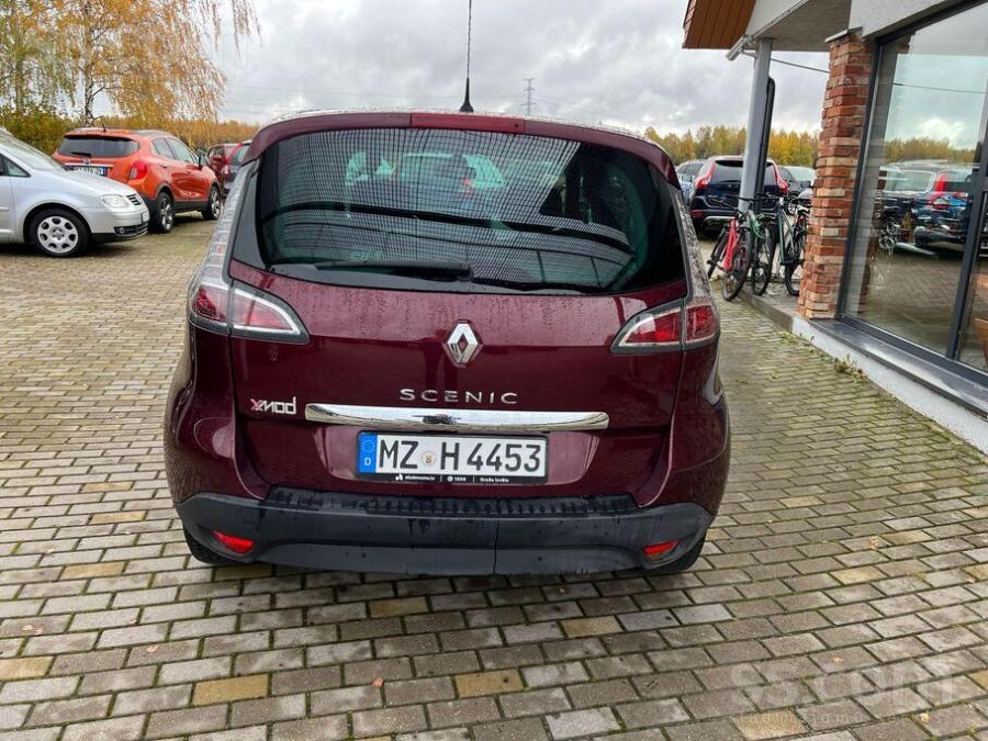 Red Renault Scenic 2015 in Talsi, with an engine capacity of 1.60 L and mileage of 251 thousand km for 1750 €, photo 12 on AUTOMOTO.COM.LV