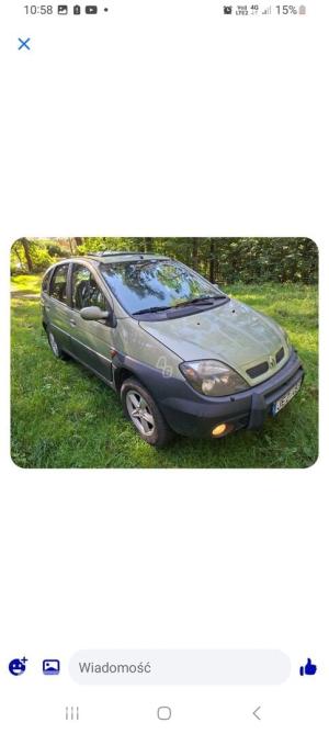 Renault Scenic RX4 2001 in Vilnius, with an engine capacity of 1.90 L and mileage of 256 thousand km for 1990 €, photo 14 on AUTOMOTO.COM.LV