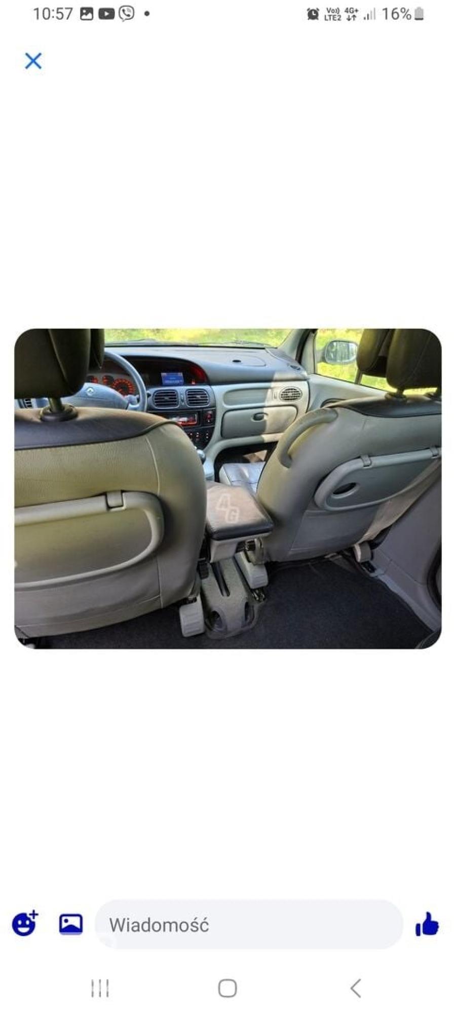Renault Scenic RX4 2001 in Vilnius, with an engine capacity of 1.90 L and mileage of 256 thousand km for 1990 €, photo 19 on AUTOMOTO.COM.LV