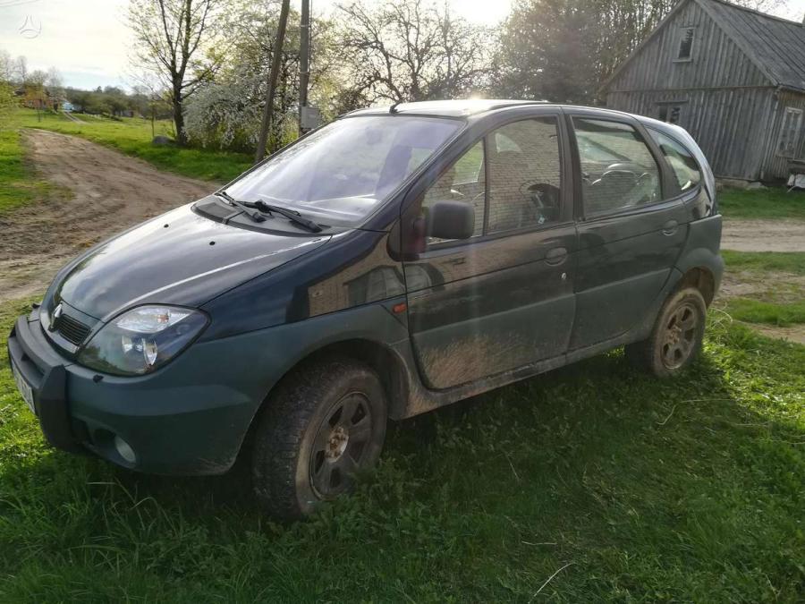 Green Renault Scenic RX4 2001 in Silale, with an engine capacity of 1.90 L and mileage of 283 thousand km for 800 €, photo 2 on AUTOMOTO.COM.LV