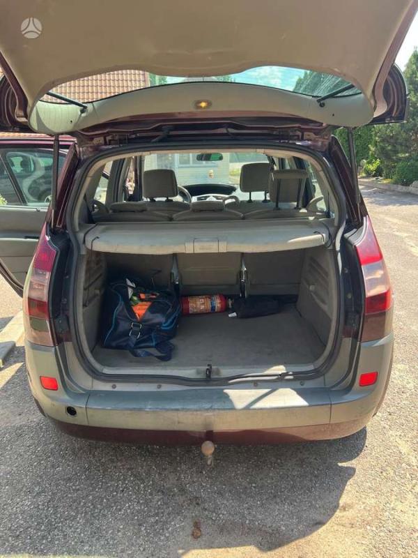 Violet Renault Scenic 2003 in Svencionys, with an engine capacity of 1.87 L and mileage of 260 thousand km for 750 €, photo 6 on AUTOMOTO.COM.LV
