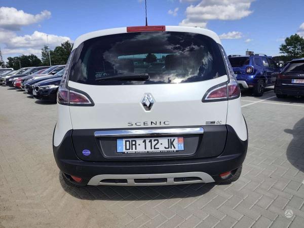 White Renault Scenic 2015 in Taurage, with an engine capacity of 1.46 L and mileage of 247 thousand km for 4500 €, photo 6 on AUTOMOTO.COM.LV