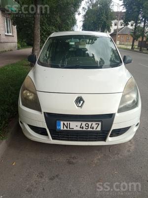 White Renault Scenic 2010 in Daugavpils, with an engine capacity of 1.50 L and mileage of 487 thousand km for 1300 €, photo  on AUTOMOTO.COM.LV