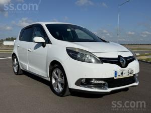 Balts Renault Scenic 2014 Liepāja, ar dzinēja tilpumu 1.50 L un nobraukumu 259 tūkst. km par 4900 €, foto  vietnē AUTOMOTO.COM.LV