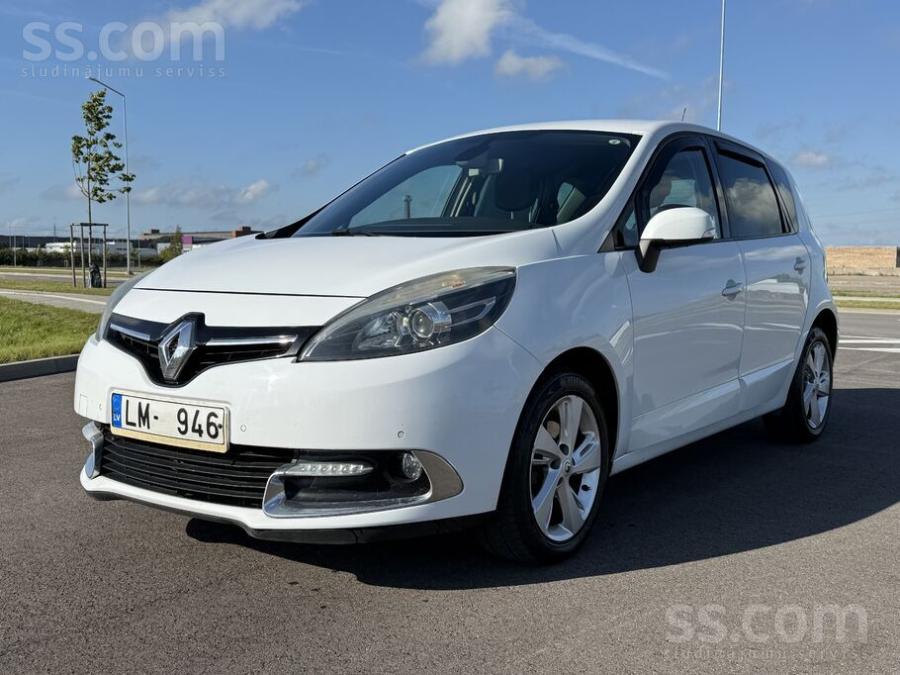 Balts Renault Scenic 2014 Liepāja, ar dzinēja tilpumu 1.50 L un nobraukumu 259 tūkst. km par 4900 €, foto 4 vietnē AUTOMOTO.COM.LV