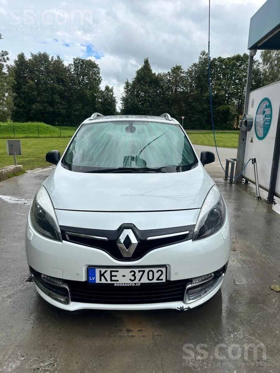 Balts Renault Scenic 2015 Bauska, ar dzinēja tilpumu 1.50 L un nobraukumu 289 tūkst. km par 5500 €, foto 8 vietnē AUTOMOTO.COM.LV