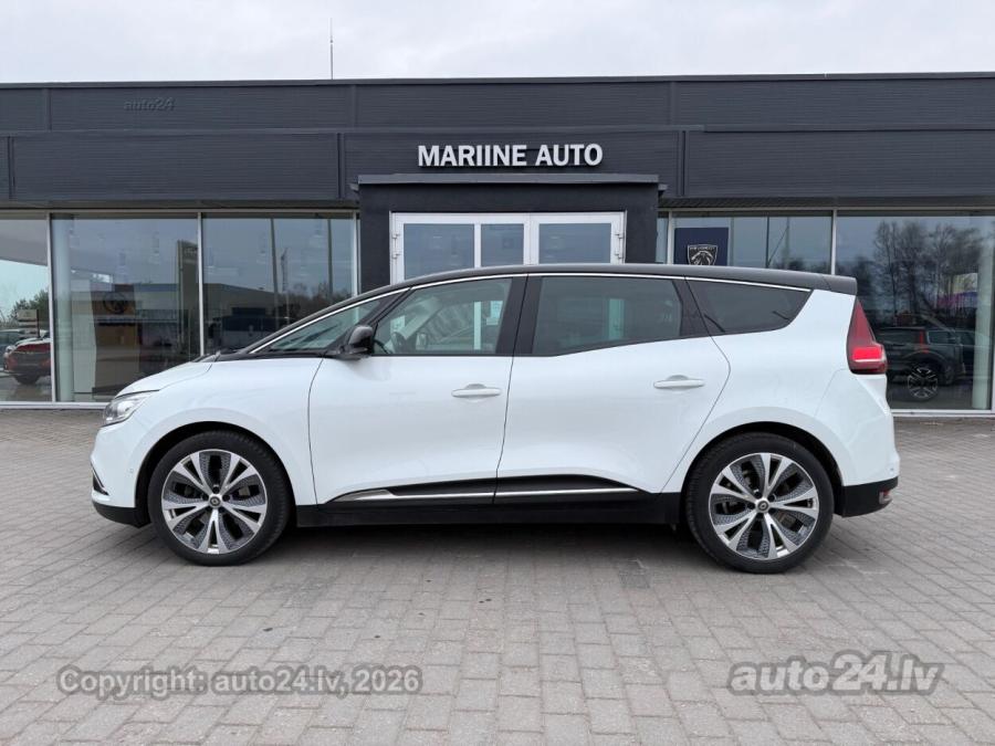 White Renault Scenic 2019 in Johvi, with an engine capacity of 1.30 L and mileage of 99 thousand km for 13900 €, photo 1 on AUTOMOTO.COM.LV