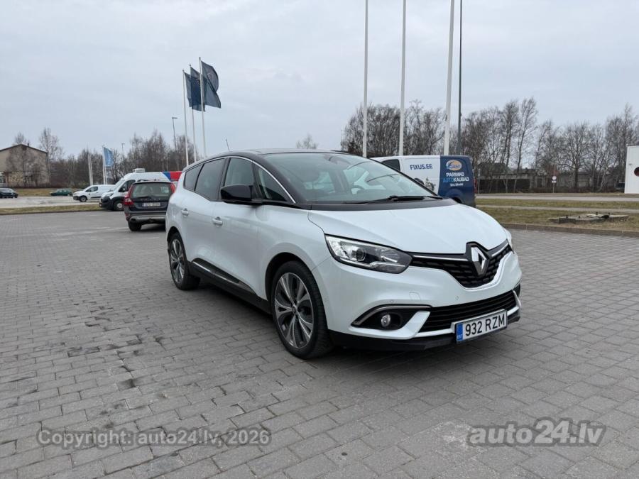 White Renault Scenic 2019 in Johvi, with an engine capacity of 1.30 L and mileage of 99 thousand km for 13900 €, photo 3 on AUTOMOTO.COM.LV