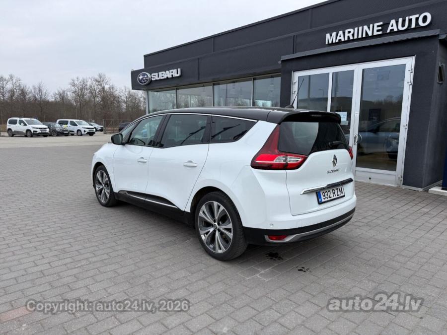 White Renault Scenic 2019 in Johvi, with an engine capacity of 1.30 L and mileage of 99 thousand km for 13900 €, photo 5 on AUTOMOTO.COM.LV