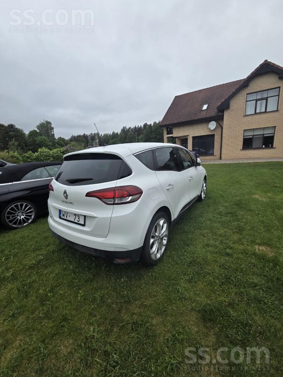 White Renault Scenic 2019 in Ogre, with an engine capacity of 1.70 L and mileage of 0 thousand km for 6100 €, photo 3 on AUTOMOTO.COM.LV