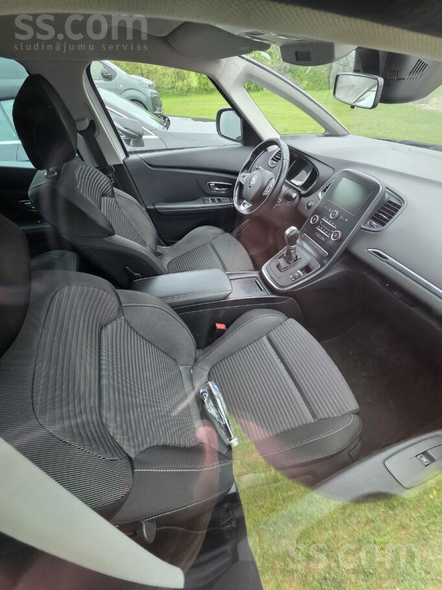 White Renault Scenic 2019 in Ogre, with an engine capacity of 1.70 L and mileage of 0 thousand km for 6100 €, photo 4 on AUTOMOTO.COM.LV