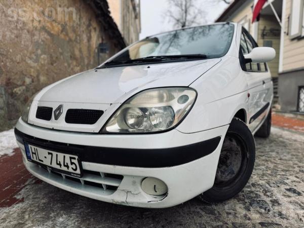 White Renault Scenic 2003 in Cesis, with an engine capacity of 1.90 L and mileage of 0 thousand km for 1150 €, photo 3 on AUTOMOTO.COM.LV