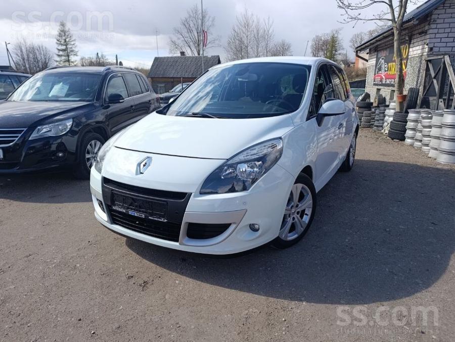 White Renault Scenic 2010 in Rezekne, with an engine capacity of 1.90 L and mileage of 266 thousand km for 3550 €, photo 3 on AUTOMOTO.COM.LV