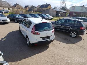 White Renault Scenic 2010 in Rezekne, with an engine capacity of 1.90 L and mileage of 266 thousand km for 3550 €, photo 6 on AUTOMOTO.COM.LV