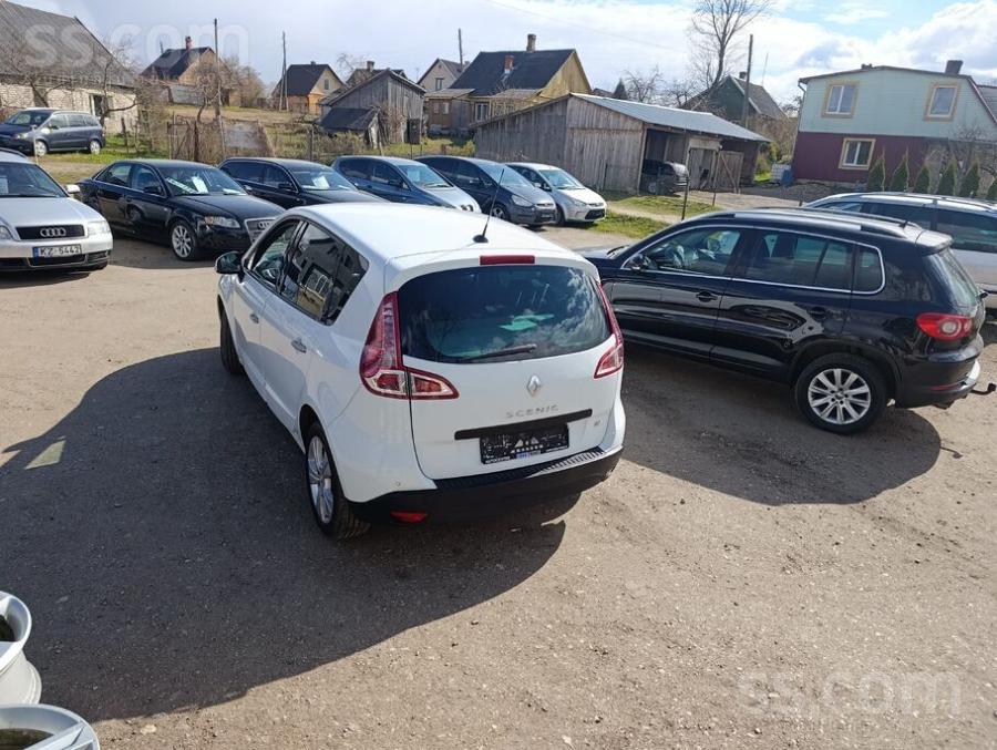 White Renault Scenic 2010 in Rezekne, with an engine capacity of 1.90 L and mileage of 266 thousand km for 3550 €, photo 6 on AUTOMOTO.COM.LV