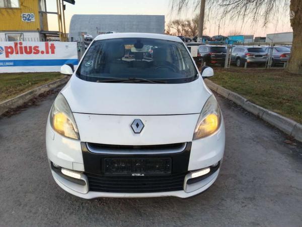 White Renault Scenic 2013 in Marijampole, with an engine capacity of 1.46 L and mileage of 250 thousand km for 2600 €, photo 1 on AUTOMOTO.COM.LV