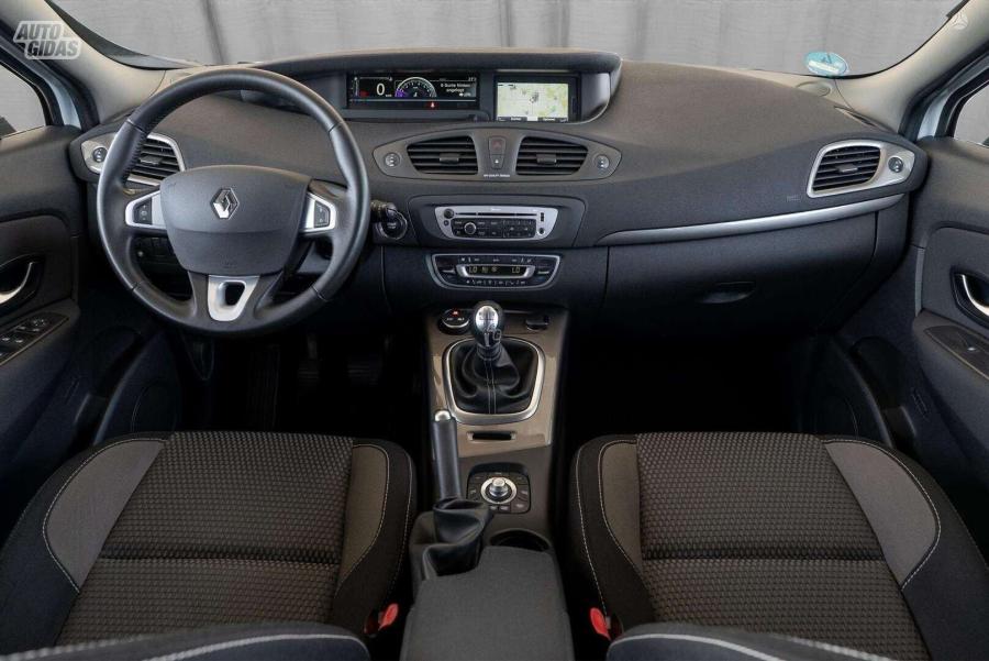 White Renault Scenic 2013 in Marijampole, with an engine capacity of 1.20 L and mileage of 178 thousand km for 4850 €, photo 16 on AUTOMOTO.COM.LV