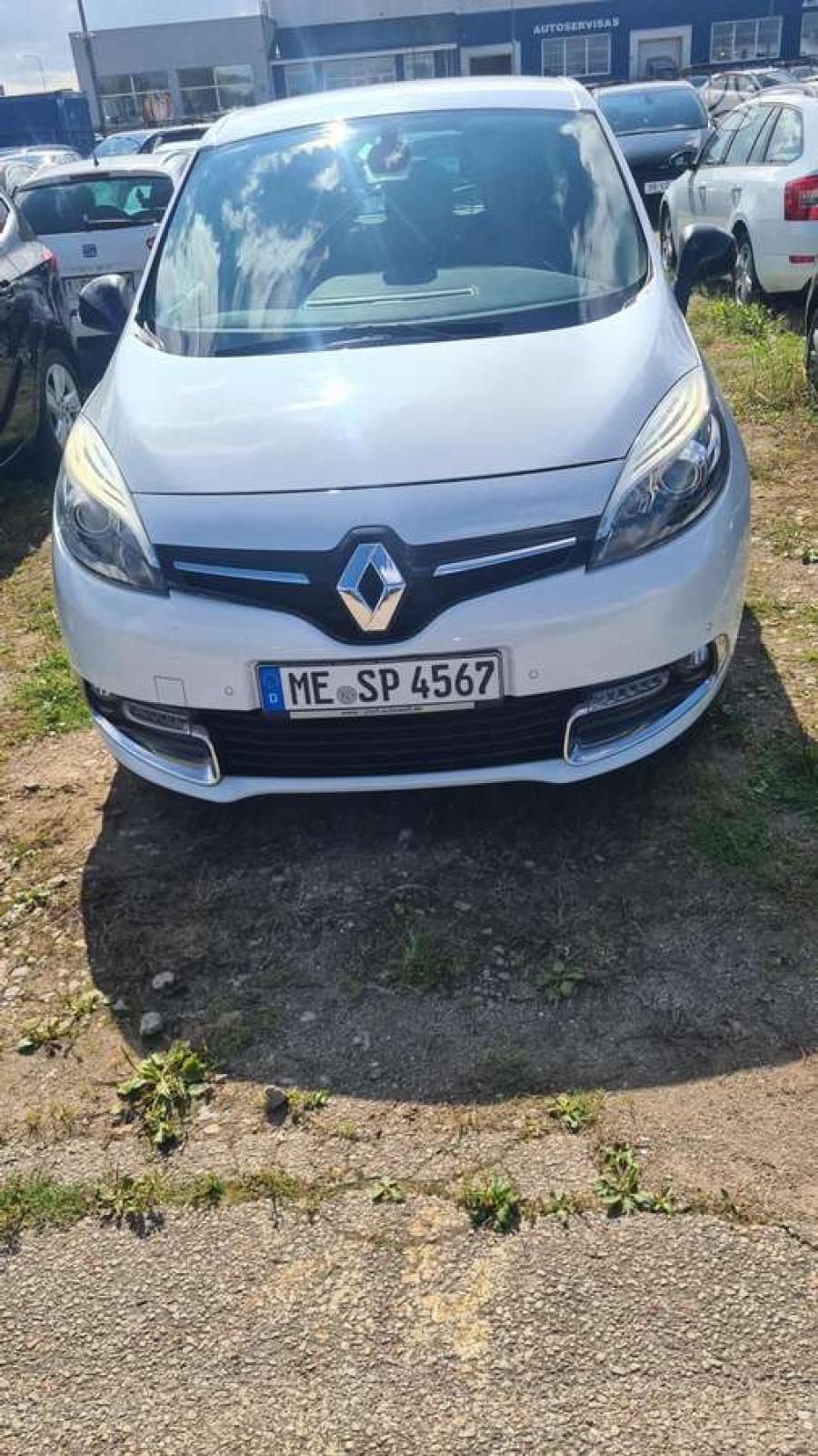 Balts Renault Scenic 2014 Šauļi, ar dzinēja tilpumu 1.60 L un nobraukumu 308 tūkst. km par 3950 €, foto 7 vietnē AUTOMOTO.COM.LV