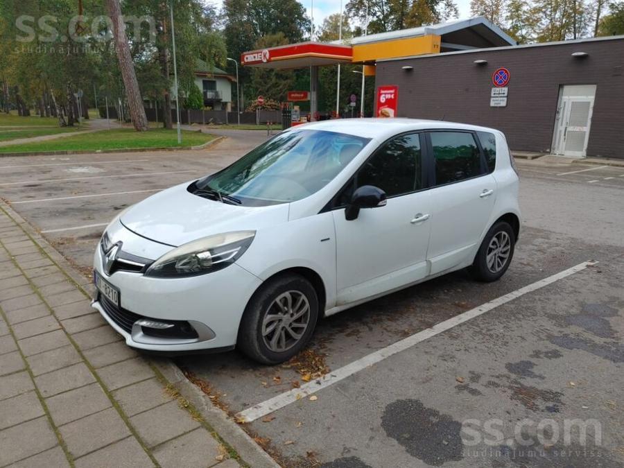 Белый Рено Сценик 2014 в Рига, объемом двигателя 1.50 л и пробегом 310 тыс. км за 1590 €, фото 1 на AUTOMOTO.COM.LV