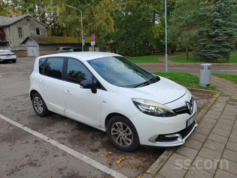 Белый Рено Сценик 2014 в Рига, объемом двигателя 1.50 л и пробегом 310 тыс. км за 1590 €, фото 4 на AUTOMOTO.COM.LV