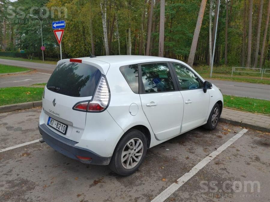 Белый Рено Сценик 2014 в Рига, объемом двигателя 1.50 л и пробегом 310 тыс. км за 1590 €, фото 5 на AUTOMOTO.COM.LV