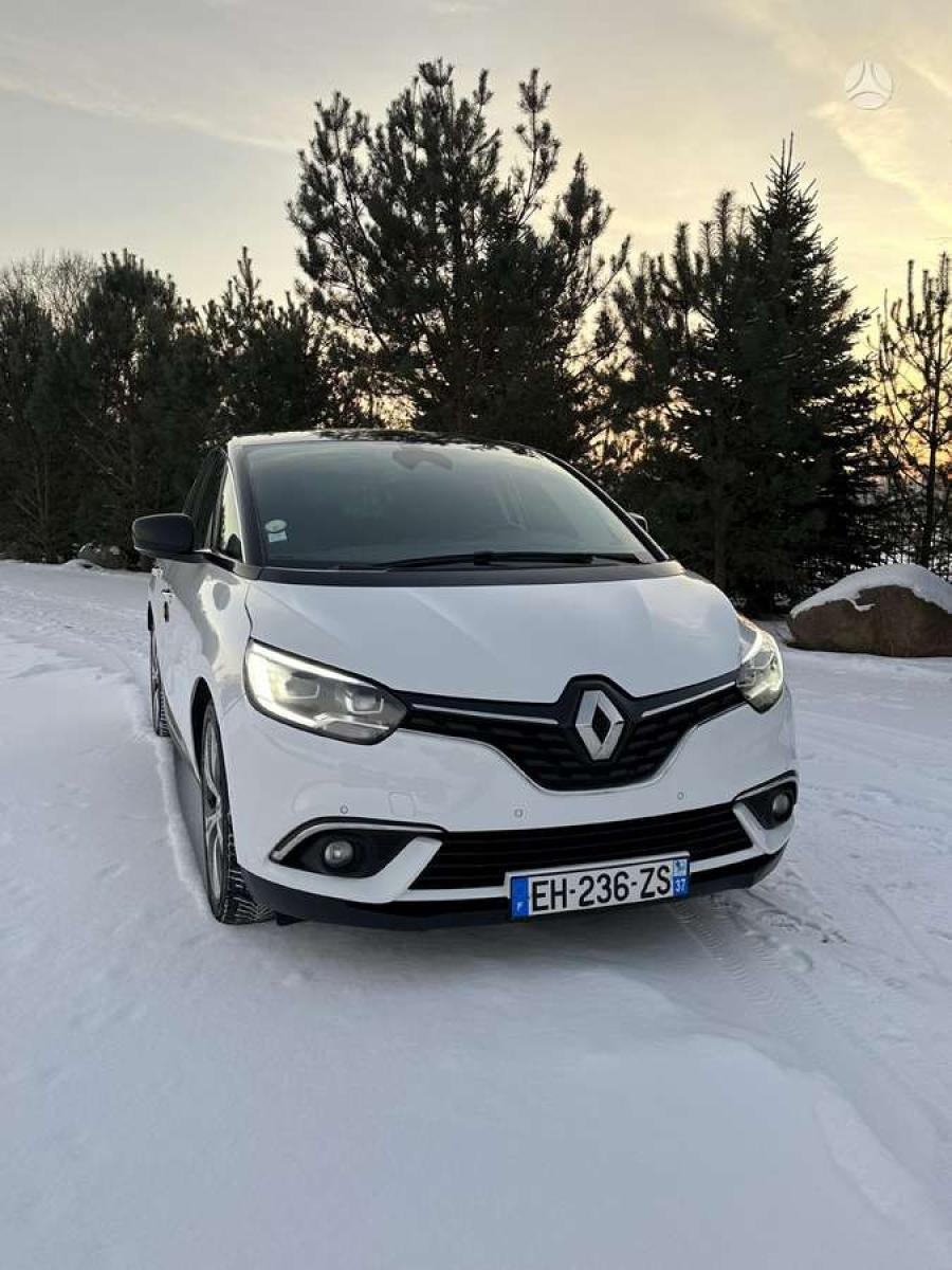 Balts Renault Scenic 2016 Tauragė, ar dzinēja tilpumu 1.46 L un nobraukumu 194 tūkst. km par 7450 €, foto 3 vietnē AUTOMOTO.COM.LV
