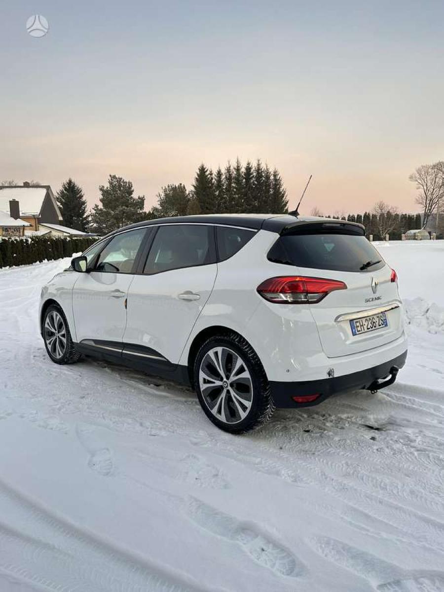 Balts Renault Scenic 2016 Tauragė, ar dzinēja tilpumu 1.46 L un nobraukumu 194 tūkst. km par 7450 €, foto 9 vietnē AUTOMOTO.COM.LV