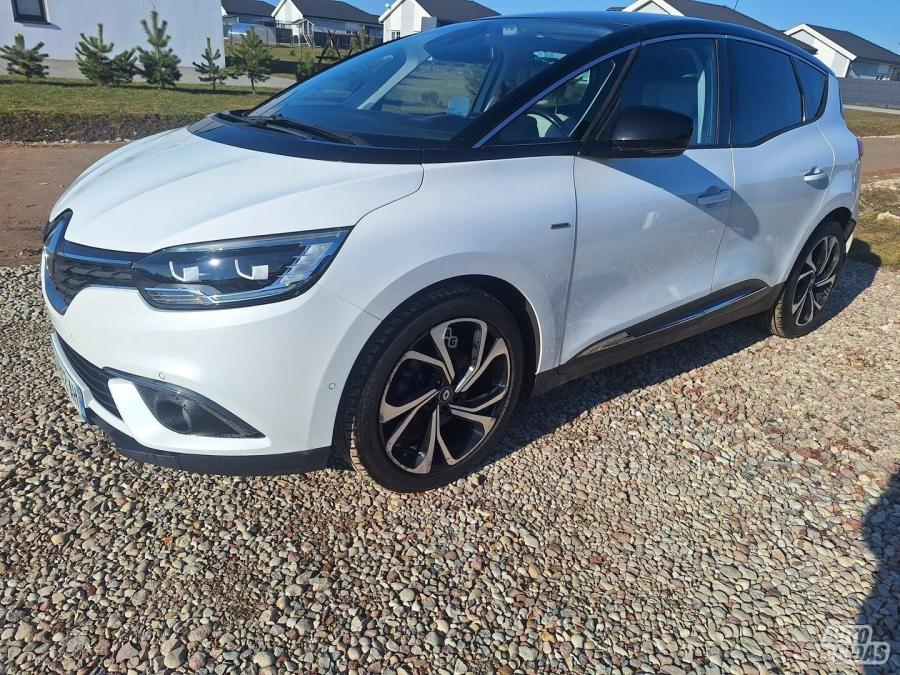 White Renault Scenic 2016 in Klaipeda, with an engine capacity of 1.60 L and mileage of 185 thousand km for 7800 €, photo 3 on AUTOMOTO.COM.LV