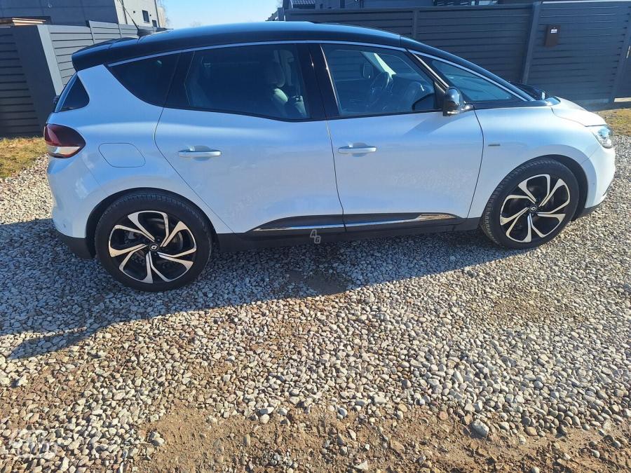 White Renault Scenic 2016 in Klaipeda, with an engine capacity of 1.60 L and mileage of 185 thousand km for 7800 €, photo 6 on AUTOMOTO.COM.LV