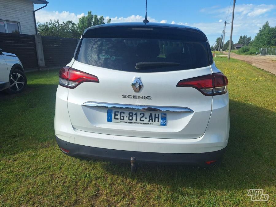 Balts Renault Scenic 2016 Tauragė, ar dzinēja tilpumu 1.60 L un nobraukumu 185 tūkst. km par 7400 €, foto 3 vietnē AUTOMOTO.COM.LV
