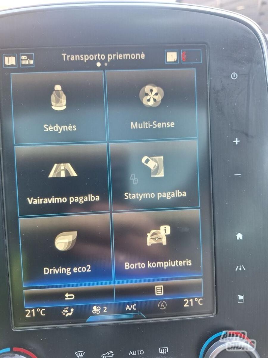 Balts Renault Scenic 2016 Tauragė, ar dzinēja tilpumu 1.60 L un nobraukumu 185 tūkst. km par 7400 €, foto 17 vietnē AUTOMOTO.COM.LV