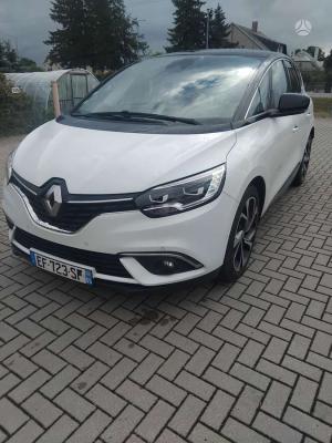 Balts Renault Scenic 2017 Tauragė, ar dzinēja tilpumu 1.60 L un nobraukumu 190 tūkst. km par 7650 €, foto  vietnē AUTOMOTO.COM.LV