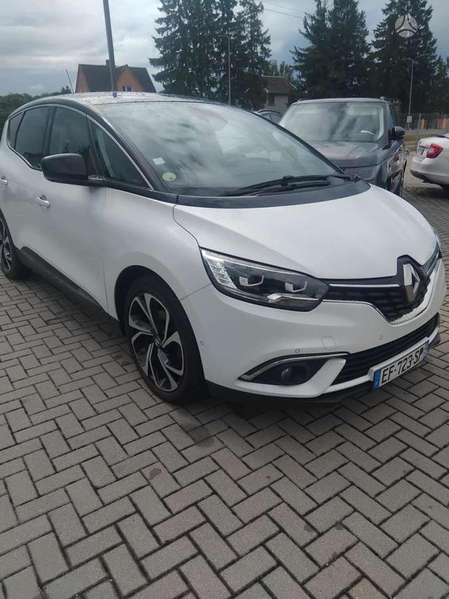 White Renault Scenic 2017 in Taurage, with an engine capacity of 1.60 L and mileage of 190 thousand km for 7650 €, photo 3 on AUTOMOTO.COM.LV